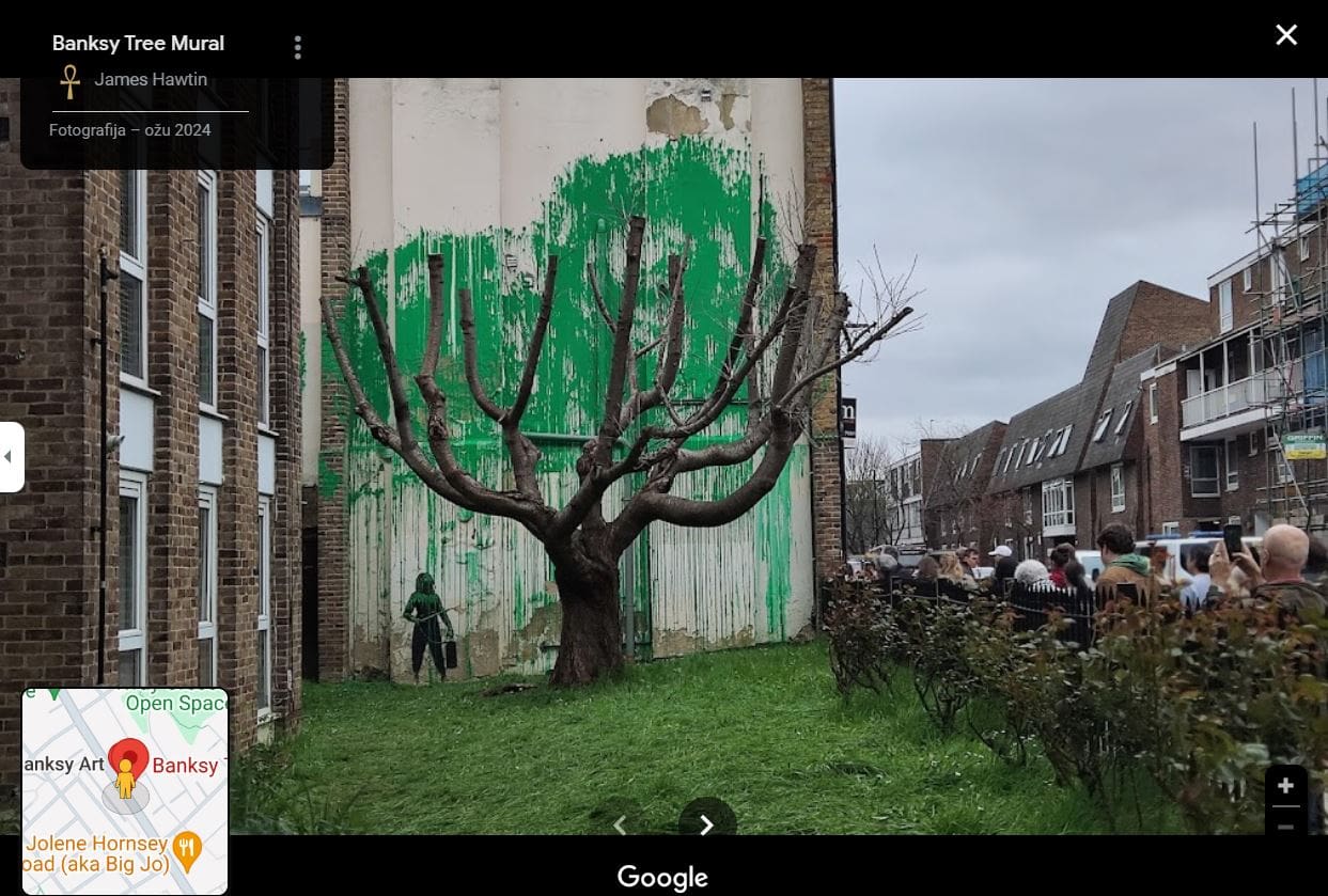 Google maps Banksy | Urbano.hr